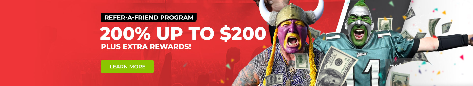Promotions & Bonus Offers - Sports, Casino, Poker, Racebook